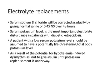 Evaluation and management of diabetic ketoacidosis | PPT