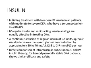 Evaluation and management of diabetic ketoacidosis | PPTX