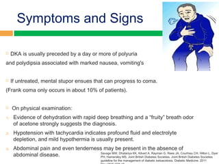 DIABETIC KETOACIDOSIS GUIDELINES | PPT