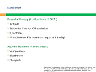 DIABETIC KETOACIDOSIS GUIDELINES | PPT