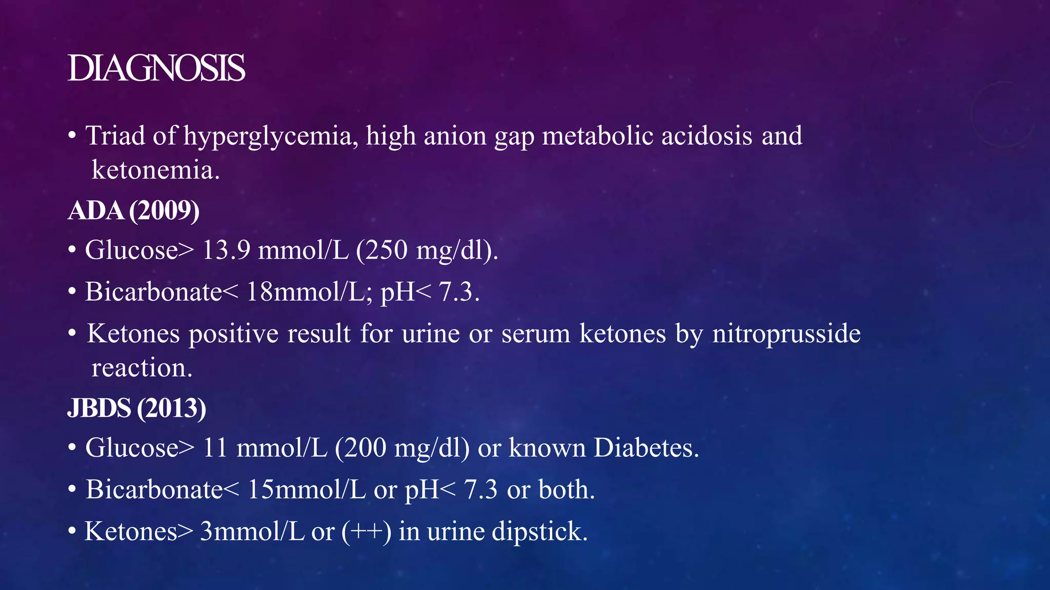 Diabetic Keto Acidosis - Dr Shaz Pamangadan | PPT