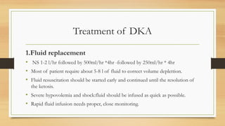 Diabetic Ketoacidosis it's pathogenesis and management | PPT