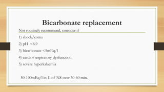 Diabetic Ketoacidosis it's pathogenesis and management | PPTX