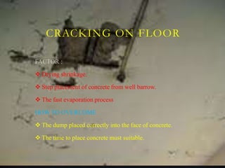 DEFECTS IN CONCRETE | PPTX