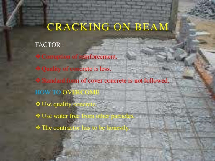 DEFECTS IN CONCRETE