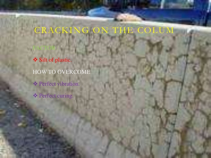 Defects In Concrete