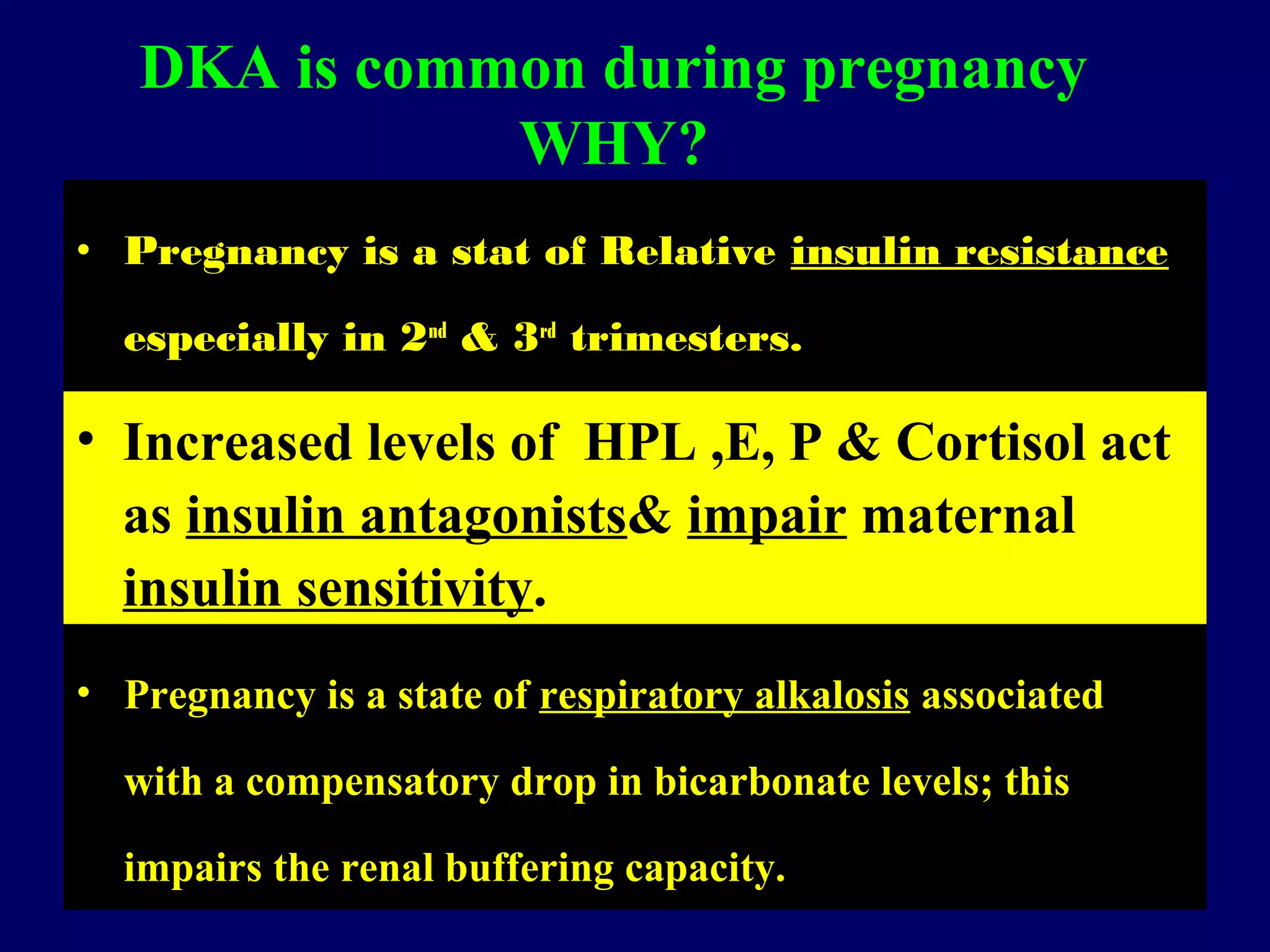 Diabetic ketoacidosis in pregnancy ( Ahmed Walid Anwar Morad) | PPT
