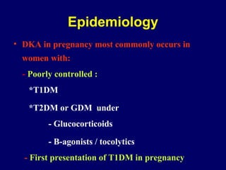 Diabetic ketoacidosis in pregnancy ( Ahmed Walid Anwar Morad) | PPT