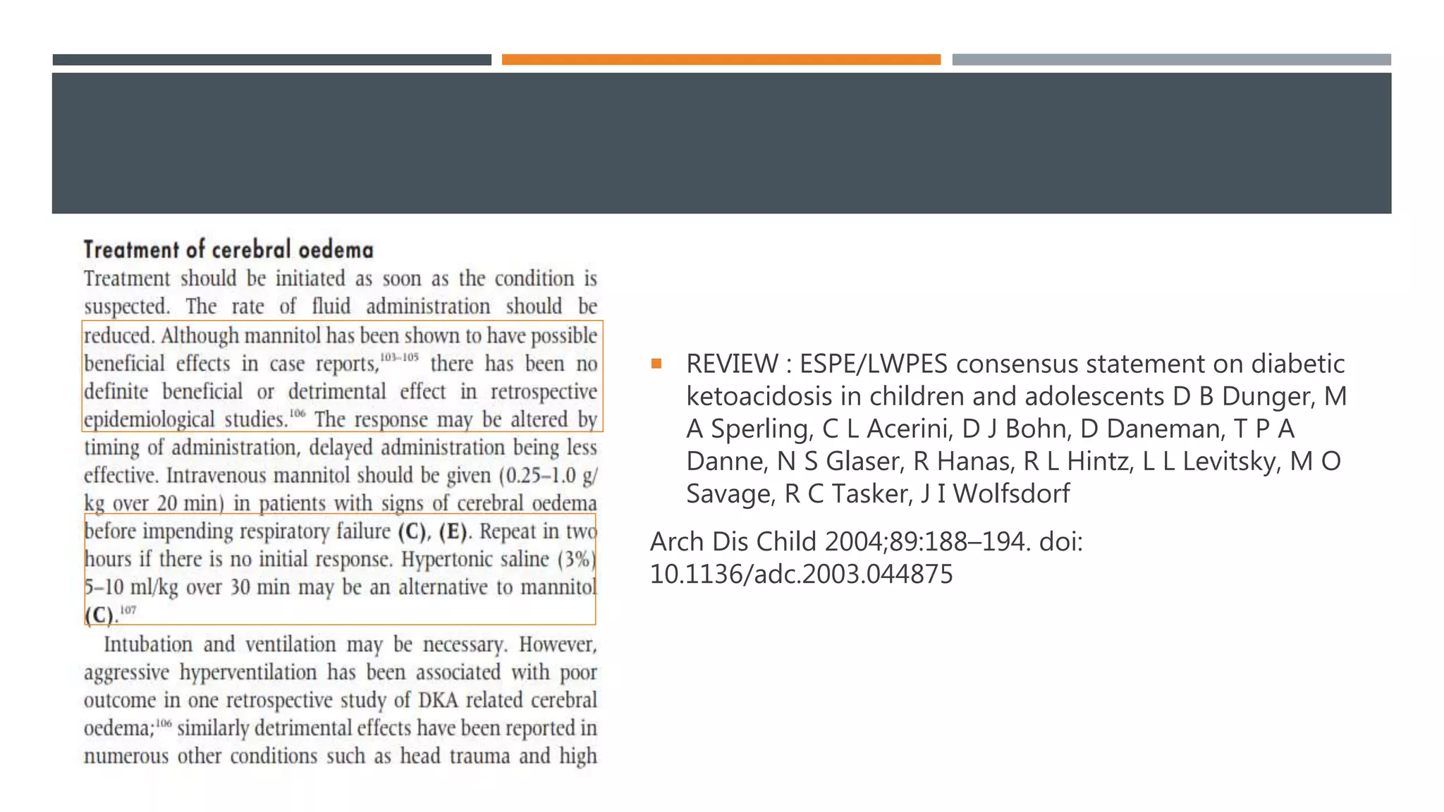 Dka cerebral | PPT