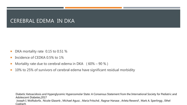 Dka cerebral | PPTX