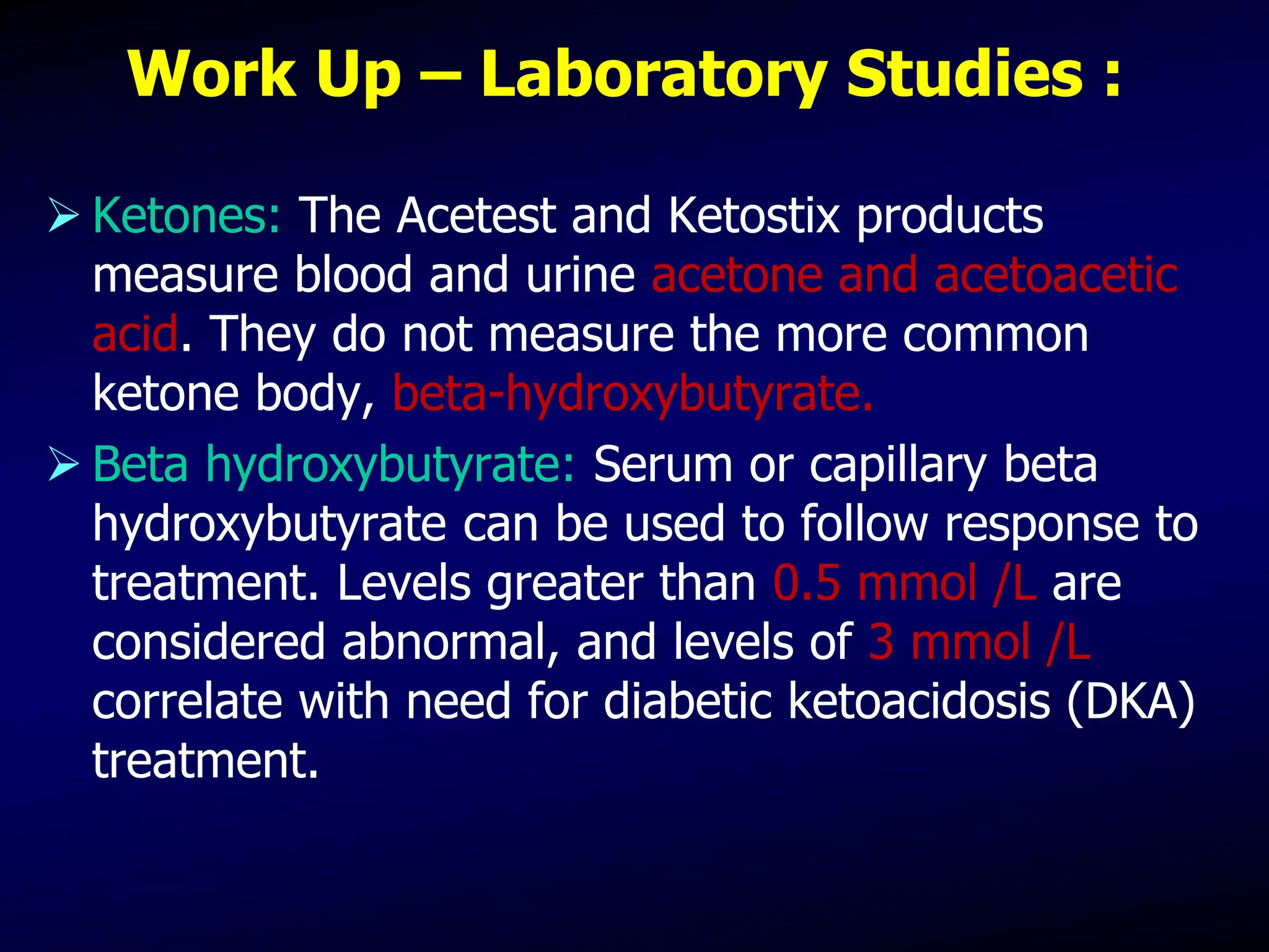 DIABETIC KETOACIDOSIS IN ER | PPT