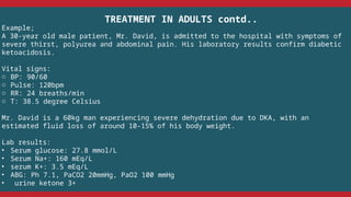 DKA Management (2).pptx pathophysiology, signs and symptoms, diagnostic ...
