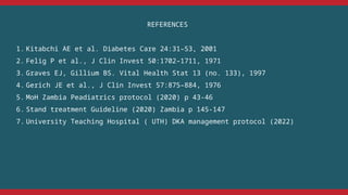 DKA Management (2).pptx pathophysiology, signs and symptoms, diagnostic ...