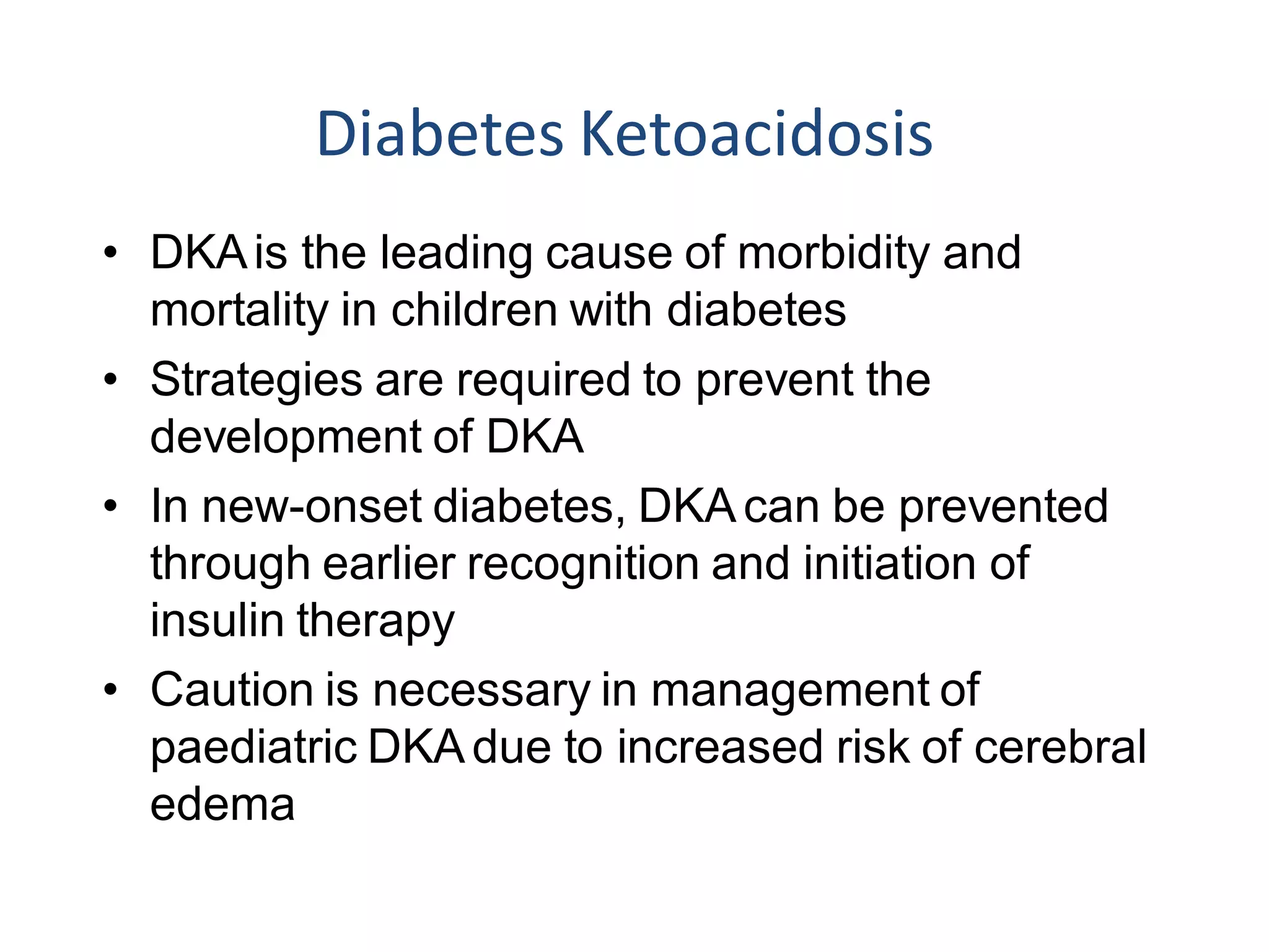 Dka management in children | PDF