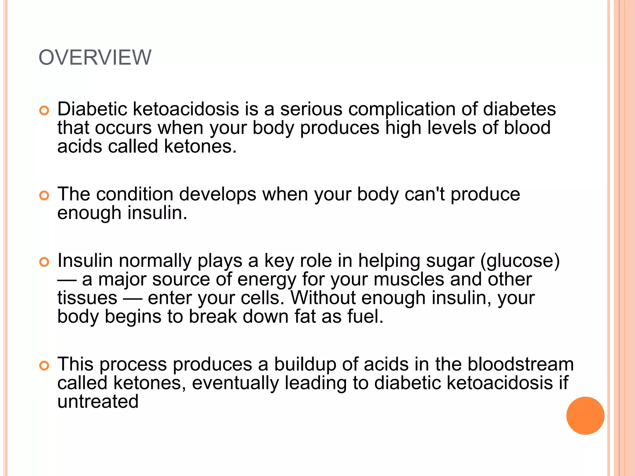 DKA for nurses | PPTX