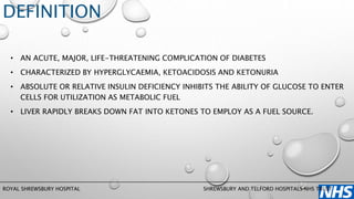 Dka presentation | PPTX