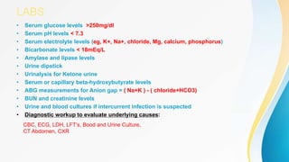 DKA clinical presentation of diabetic keto acidosis | PPT