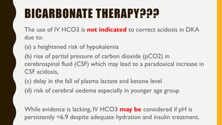 DKA Presentation in ICU................. | PPTX