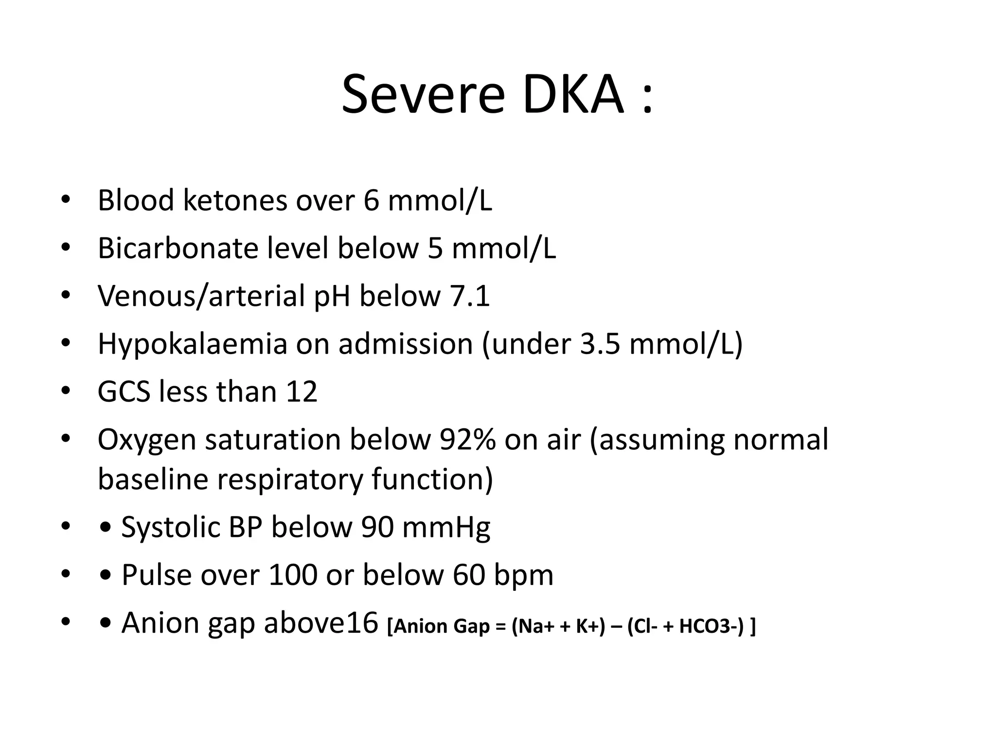 DKA Management Summary for Dept | PPT