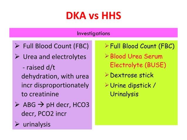 Dka Vs Hhs Suraya | PPT | Endocrine and Metabolic Diseases | Diseases ...