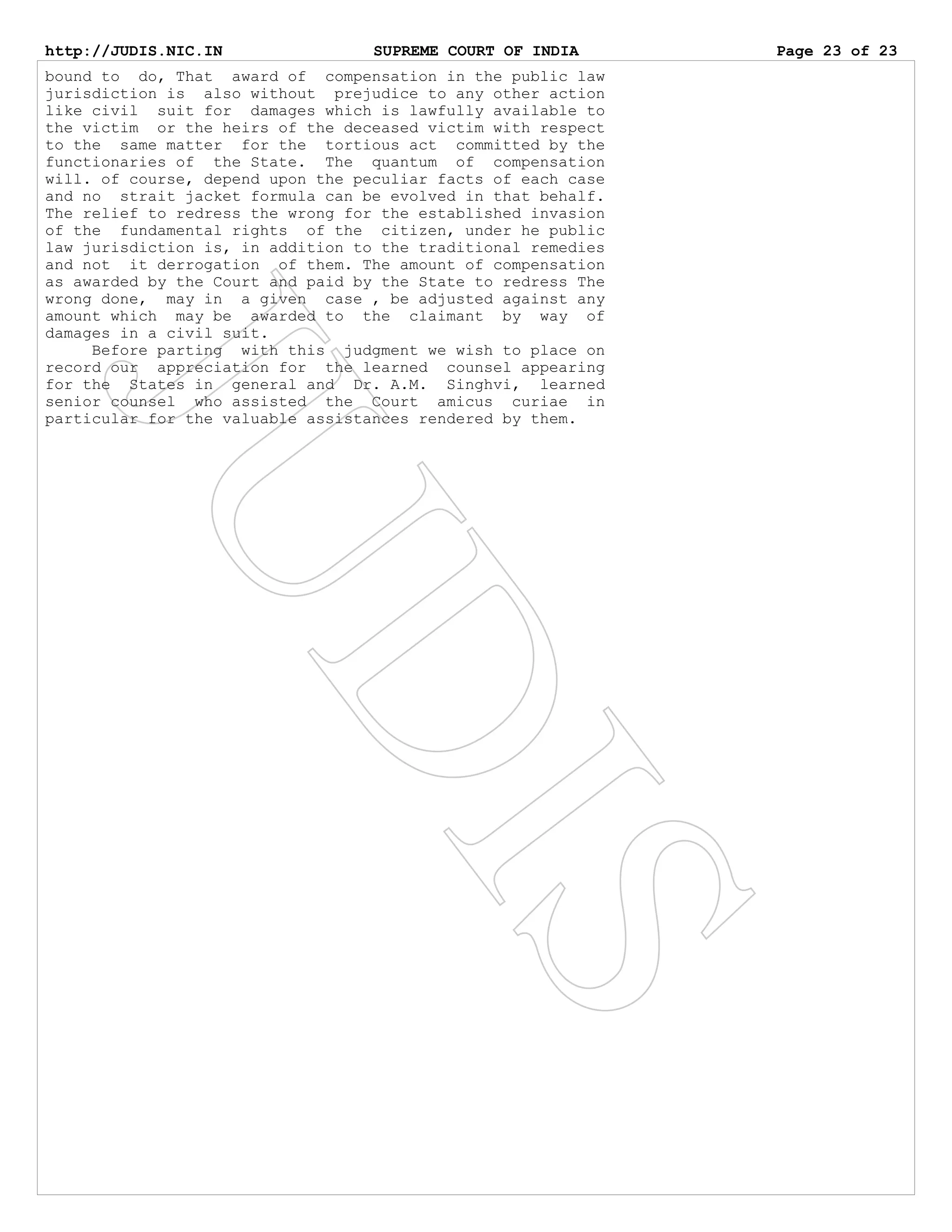 Dk basu main judgment 18121996 | PDF