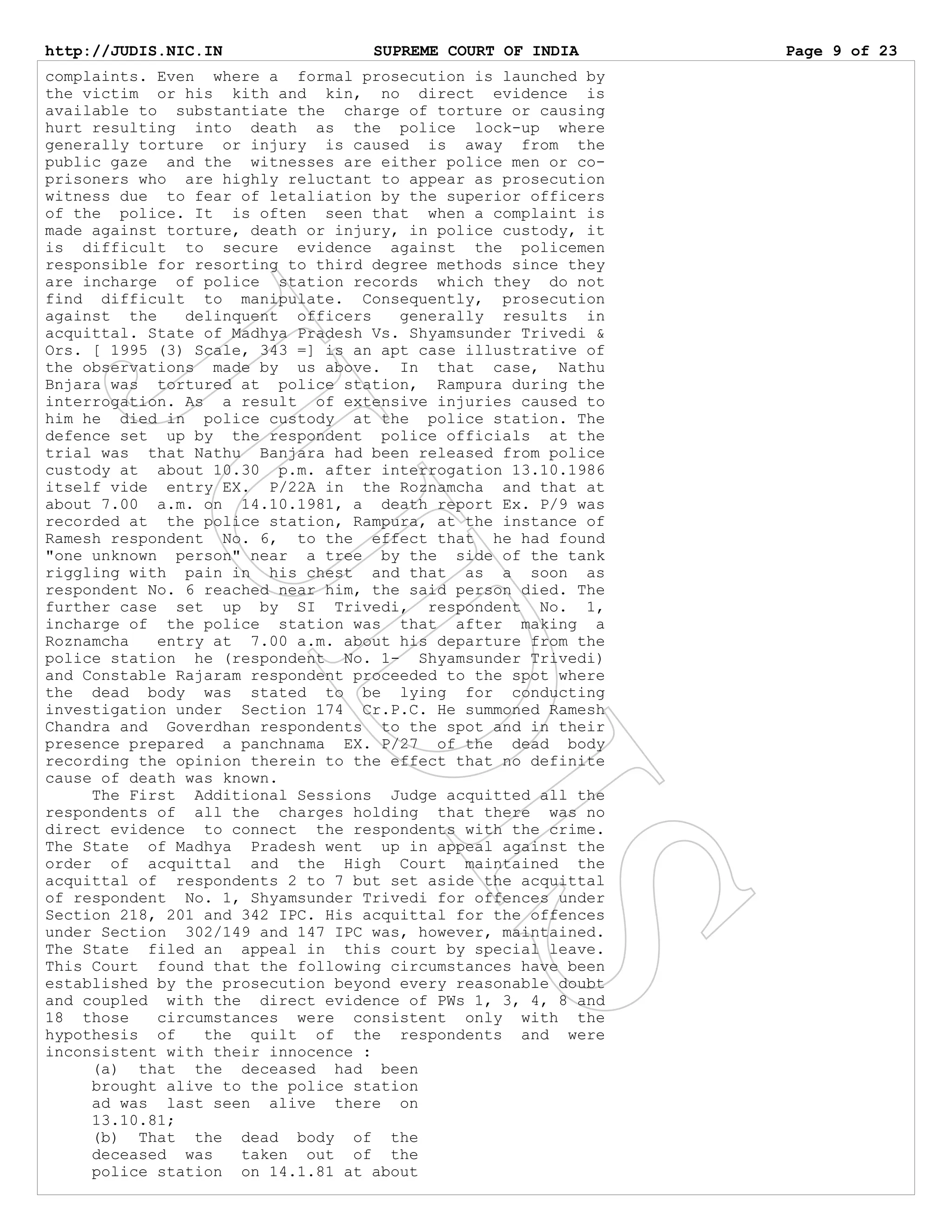 Dk basu main judgment 18121996 | PDF