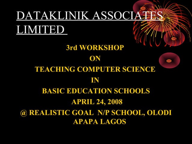 ICT Workshop for Teachers | PPT
