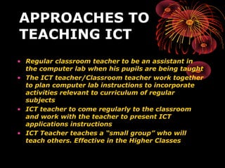 ICT Workshop for Teachers | PPT