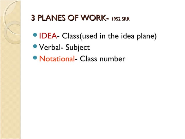 Library Classification | PPT | Biological Sciences | Science