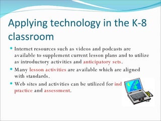 Using Technology in the Classroom | PPT