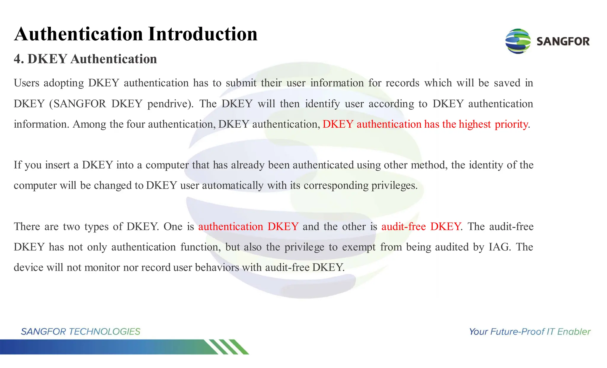 DKEY Authentication Introdution implementation | PDF