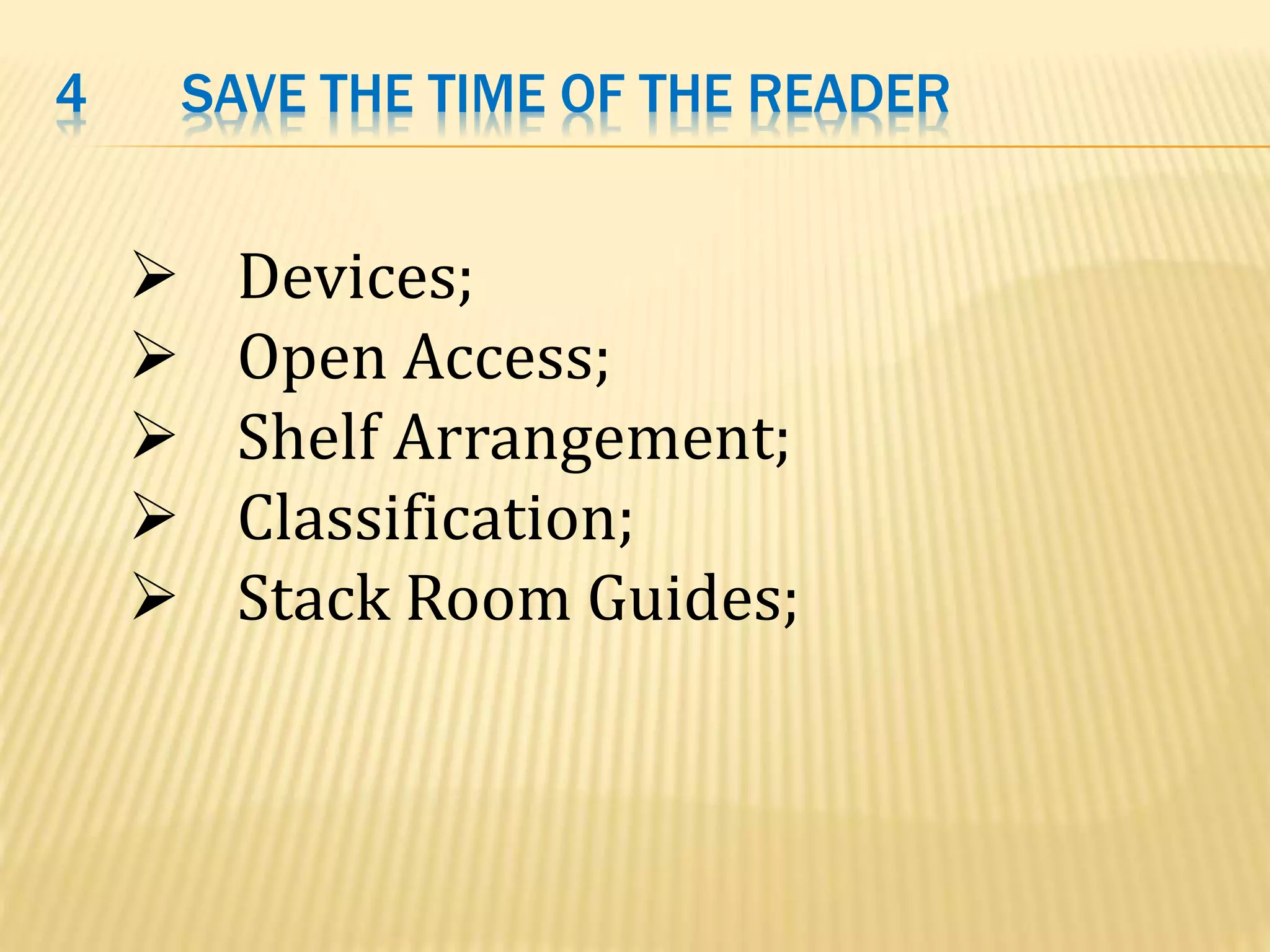 Five Laws of Library Science | PPTX