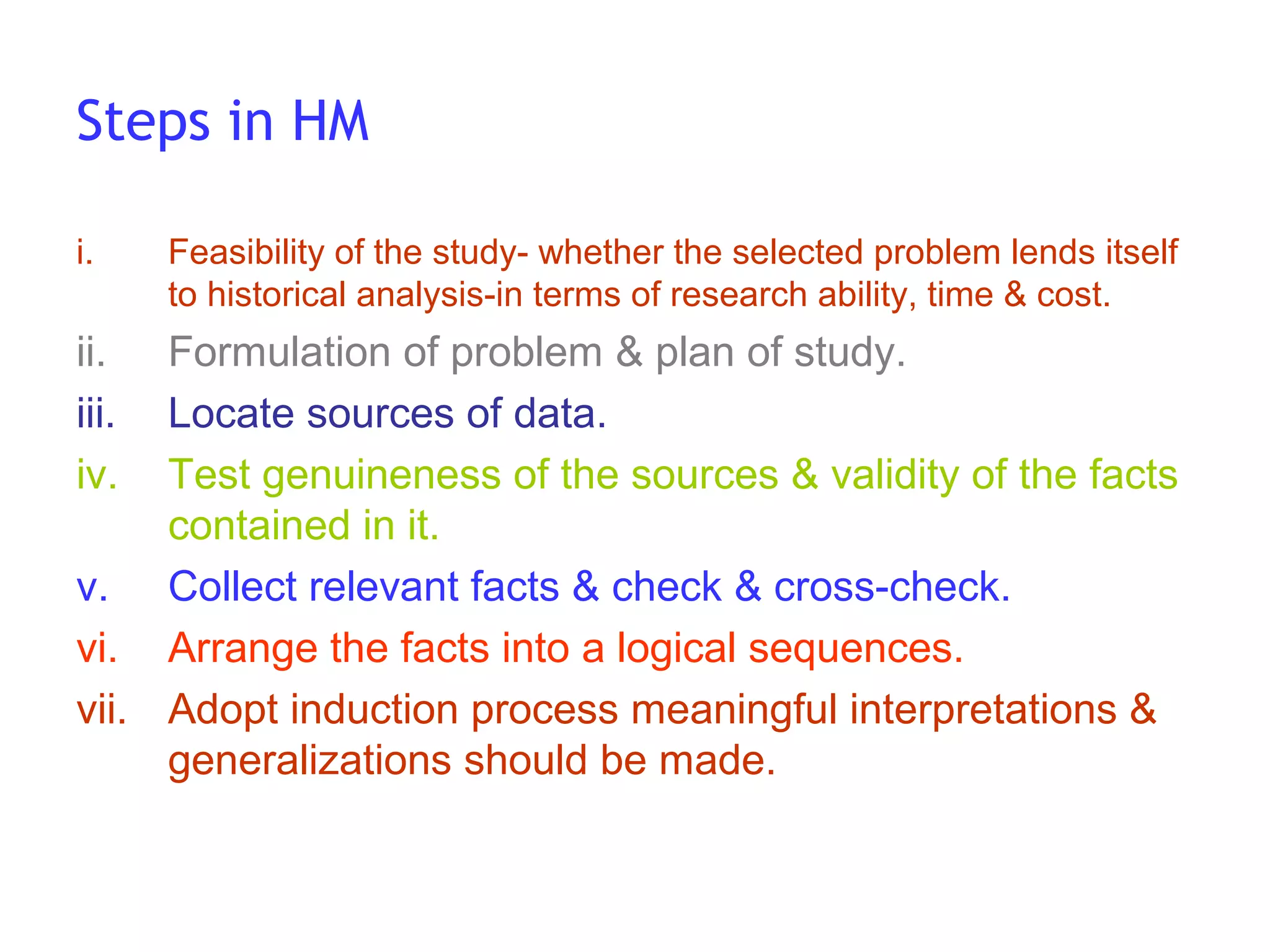 Historical Method of Research | PPT