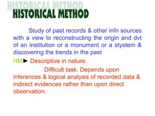 Historical Method of Research | PPT