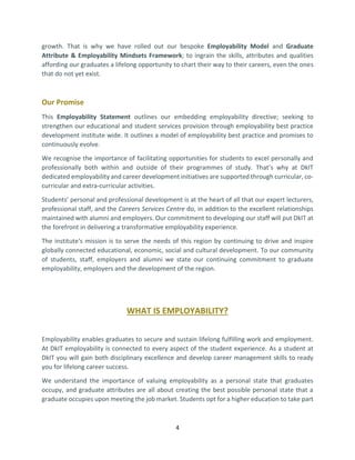 DkIT Employability Statement - Academic Policy | PDF