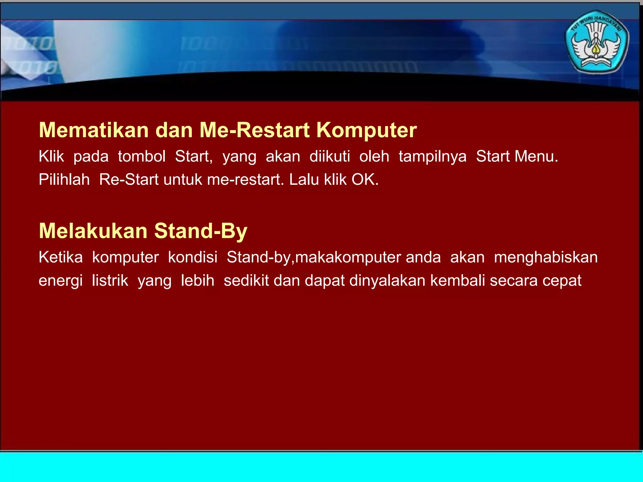 Melakukan Instalasi Sistem Operasi Dasar | PPT