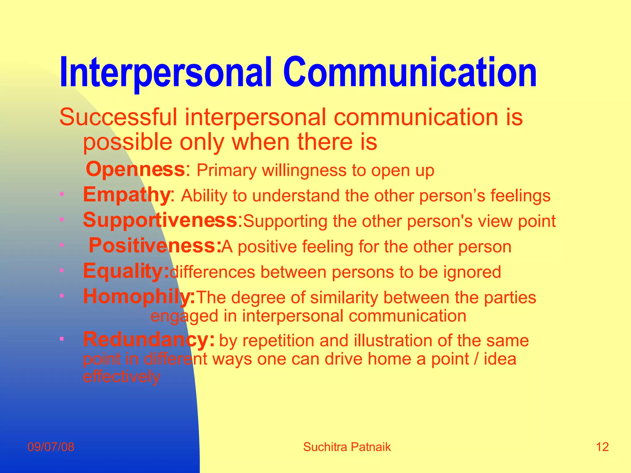 Communication Concepts, Theories And Models1 | PPT