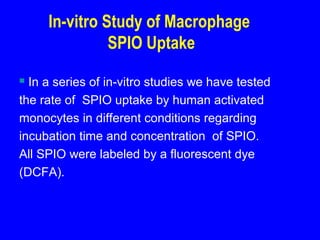 Spio mri studies by dr naghavi | PPT