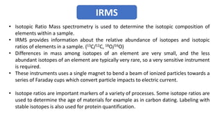 Working and principle of Mass Spectrometer | PDF