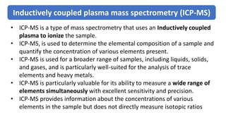 Working and principle of Mass Spectrometer | PDF