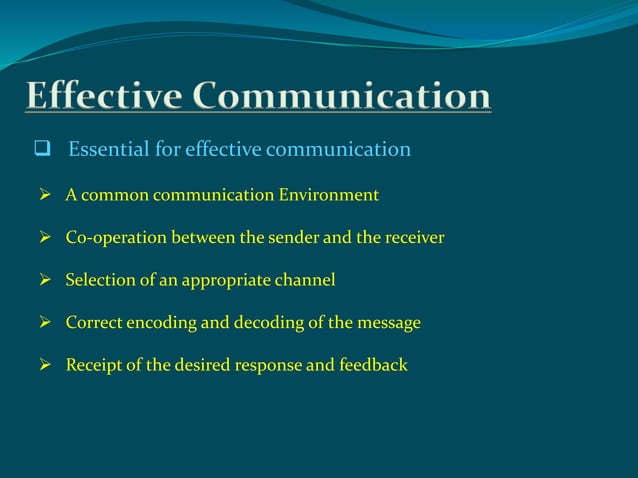 Communication Cycle | Communication | Communication process | PPTX