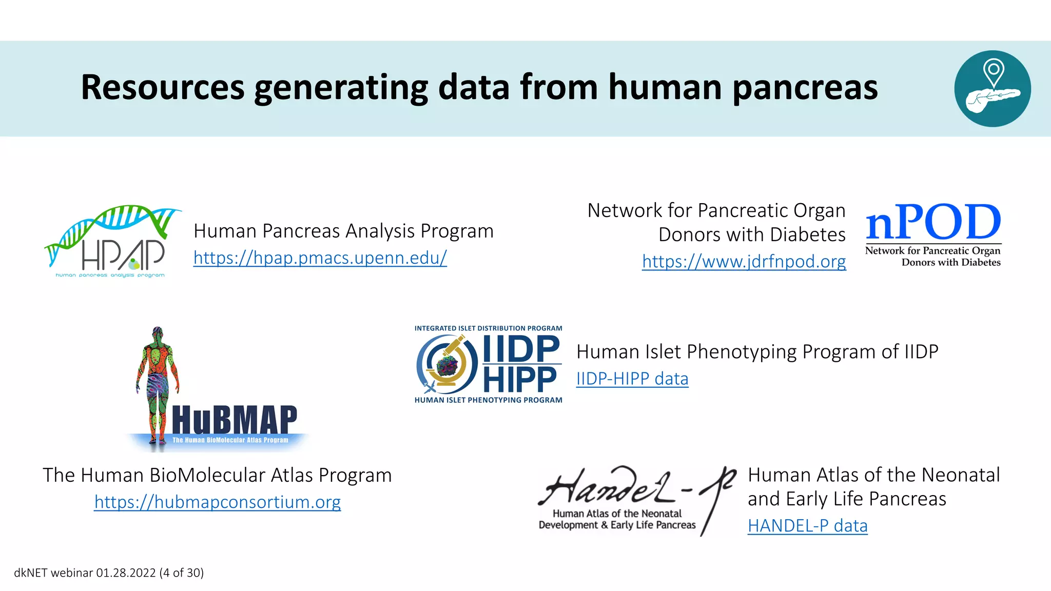 dkNET Webinar "Pancreatlas™: Mapping the Human Pancreas in Health and Disease" 01/28/2022 | PDF ...