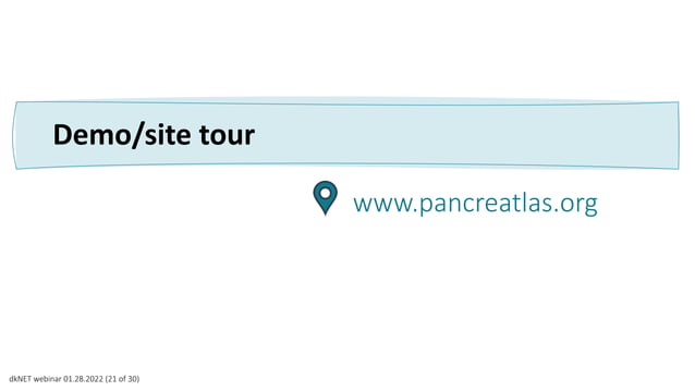 dkNET Webinar "Pancreatlas™: Mapping the Human Pancreas in Health and Disease" 01/28/2022 | PPT