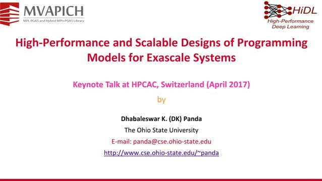 High-Performance and Scalable Designs of Programming Models for ...