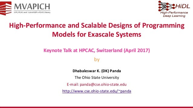 High-Performance and Scalable Designs of Programming Models for Exasc…