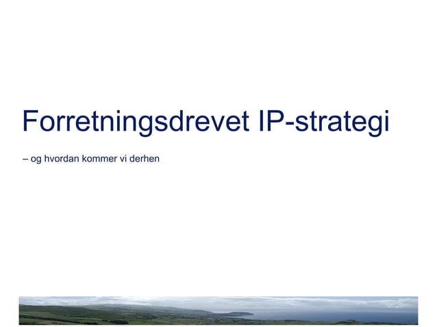 Ip strategi | PPT