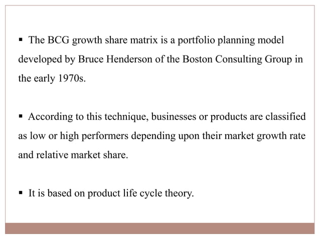 BCG Matrix | PPTX | Dogs | Pets