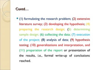 Basics of Research | PPT