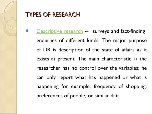Basics of Research