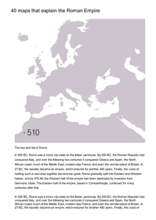 little book of BIG KNOWLEDGE rise &fall ROMAN EMPIRE | PDF